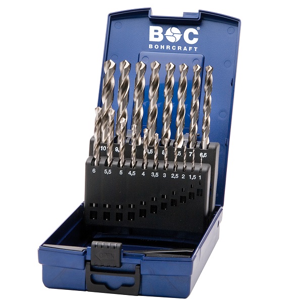 Bohrcraft metaalboor set hss-g 19-delig 1-10 mm - Doemarkt Van Gheluwe